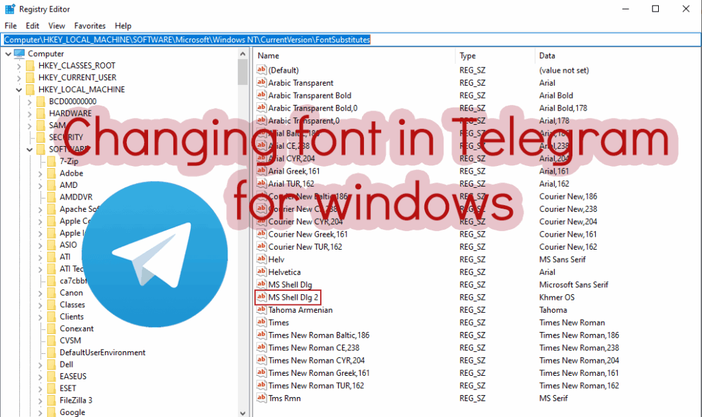 How to change font in telegram for windows-Fix tiny Khmer font size – VNorm