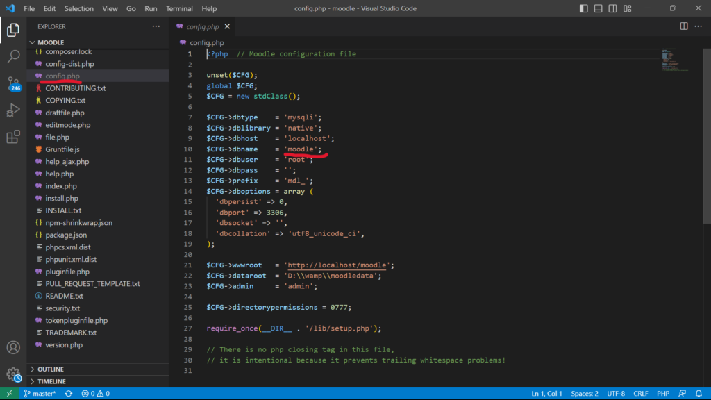 How to set up Moodle—Installing Moodle – VNorm